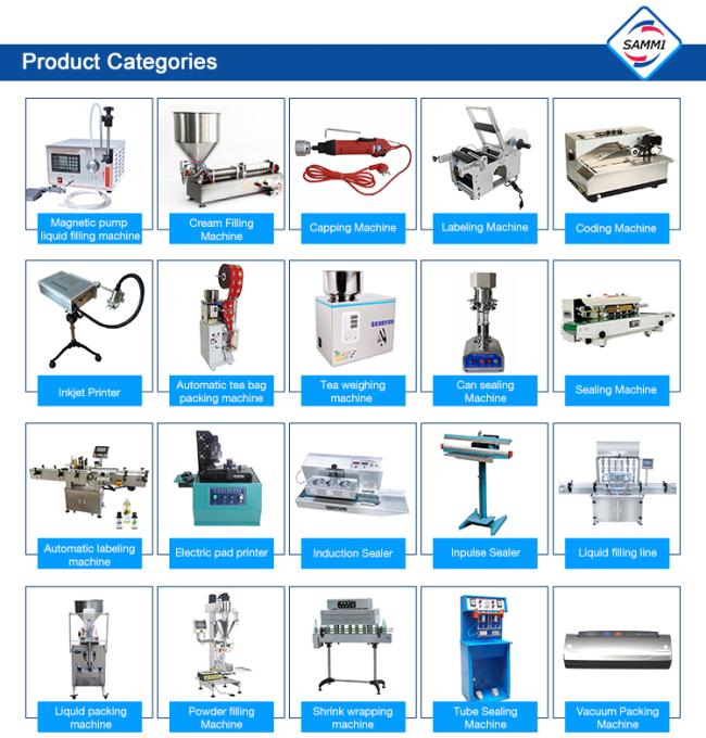 FR-1100V Electric Vertical Continuous Band Sealing Machine for Food/Beverage Plastic Bags Foil Film Pouch Packaging Machine