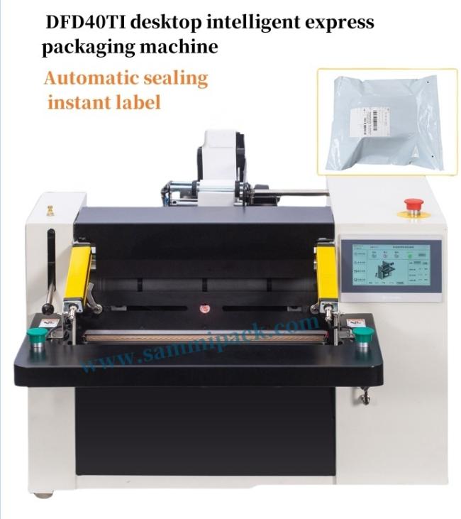 DFD40 Automatic 110V 220V Express Courier PE Roll Bags Bagging Sealing Packing Machine
