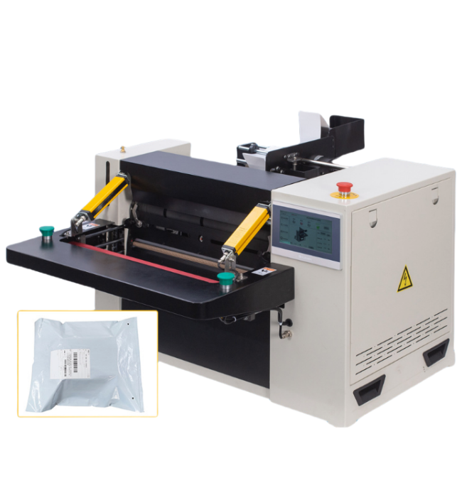 DFD40 Automatic 110V 220V Express Courier PE Roll Bags Bagging Sealing Packing Machine