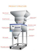 China 3000G Semi Automatic Powder Filling Packaging Machine Multifunctional for sale