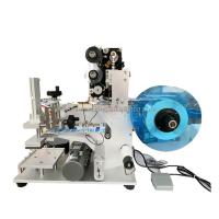 China Good quality semi-automatic flat bottle labeling machine packing machine with coder for sale