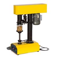 China Semi Automatic Electric Tin Can Seaming Machine For Beverage Can for sale