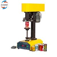 China Semi Automatic Electric Tin Can Seaming Machine For Beverage Can for sale