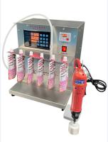 China 2000ml Spout Pouch Liquid Filling Packaging Machine Table Type 2 Heads for sale