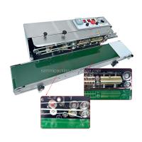China Continuous Band Vertical Sealing Machine With Solid Ink Roll Wheel FRD-1000 for sale