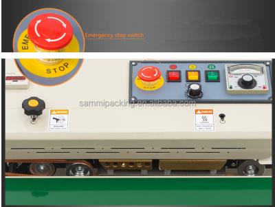 Cina Macchina di sigillatura verticale semiautomatica, macchina di sigillatura a banda continua per piccoli sacchetti alimentari in vendita