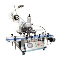 China Automatic Sticker Flat Bottle Labeling Machine Electric Driven Type for sale