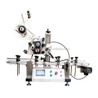 China Automatic Sticker Flat Bottle Labeling Machine Electric Driven Type for sale