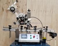 China Automatic Sticker Flat Bottle Labeling Machine Electric Driven Type for sale