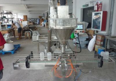 China Semi Auto Powder Filling Machine For Pouch Laundry Soap Detergent for sale