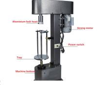 China Pilfer Proof Automatic Bottle Capping Machine For Aluminum Cap for sale