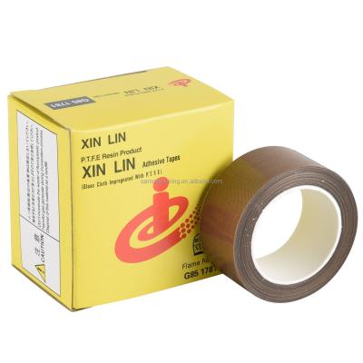 Cina Nastro di fibra di vetro rivestito in PTFE marrone per saldatura e cintura di tenuta Larghezza 13/15/19/25/30/50MM in vendita