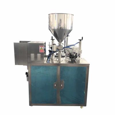 China Cosmetics Cream Ointment Plastic Soft Tube Hose Filler Sealer Filling and Sealing Machine for sale