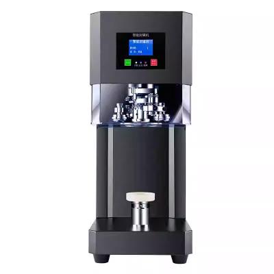 China Máquina de vedação de latas de chá de bolhas - Seamer automático de latas de PET / soda para lojas de chá de leite, embalagens de suco e café for sale