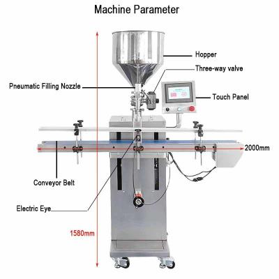 China Top Quality Automatic Liquid Sauce Filling Machine Cream Paste Vertical packaging Machine with Anti-drip Nozzle Touch Screen for sale