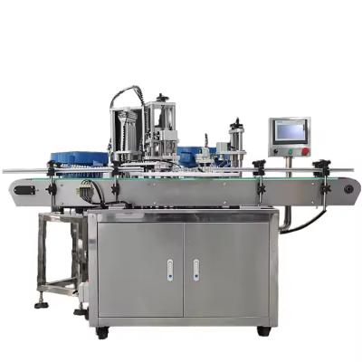 China High Speed Automatic Production Line for Perfume Nozzle Tying and Plastic Bottle Cap Pressing Capping Machine for sale