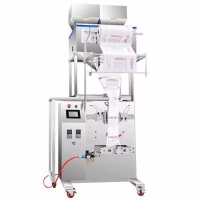 Китай Промышленная автоматическая упаковочная машина для гранул, порошков чая, продукты питания в мешках с двойным взвешиванием продается