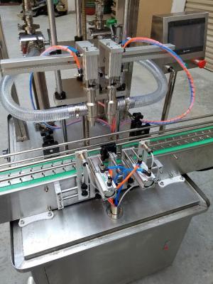 중국 직선 6 헤드 자동 서보 액체 충전 기계 100-1000ml 판매용