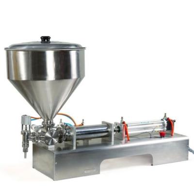 China Whipped Cream Filling Machine/Automatic Sauce Filling/Filler Machine for Bottles or Cans for sale