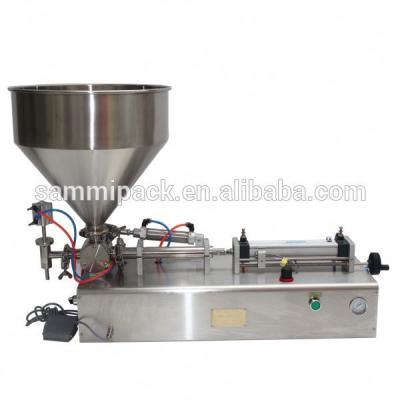 China Whipped Cream Filling Machine/Automatic Sauce Filling/Filler Machine for Bottles or Cans for sale
