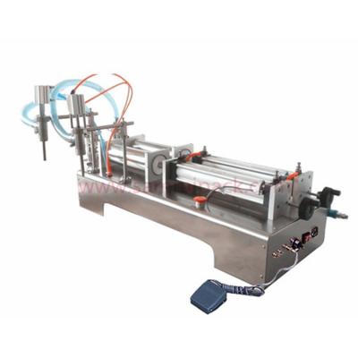 Китай Двухстворчатая пневматическая машина для наполнения жидкостью для наполнения шампуня, масла, химических веществ G1WY-2Y-500 продается