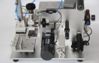 China Adhesive Sticker Semi Automatic Flat Pet Bottle Labeling Machine Date Printer for sale