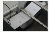 China Adhesive Sticker Semi Automatic Flat Pet Bottle Labeling Machine Date Printer for sale