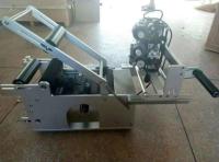 China Semi-Automatic Round Bottle Label Applicator with Date Printer for sale