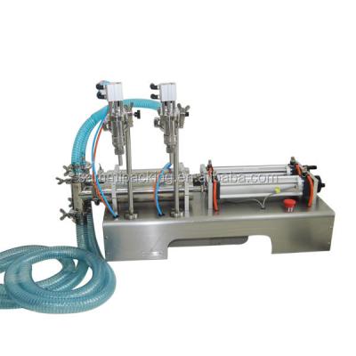 Китай Высококачественная двойная головка пневматический поршневый молочный наполнитель, жидкий мочегон, шампунь, гель для ванны ((500-5000 мл) продается