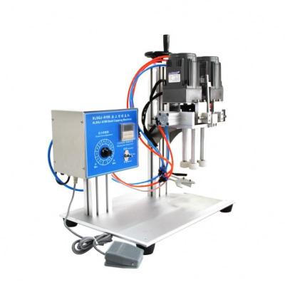 China Spray Caps Capping Machine, Semi-automatic Bottle Capping Machine for Shampoo, Shower Gels for sale
