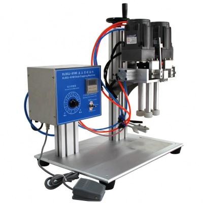China Spray Caps Capping Machine, Semi-automatic Bottle Capping Machine for Shampoo, Shower Gels for sale