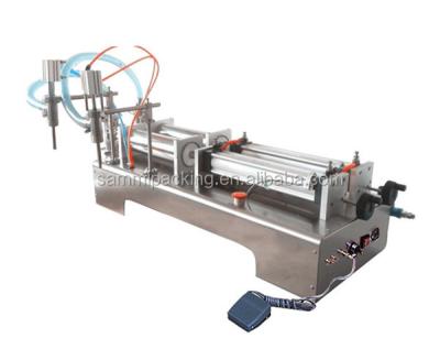 China High Speed Pneumatic Liquid Filling Machine, Double Head Sunflower Oil Filler, Liquid Soap Filling Machine for sale
