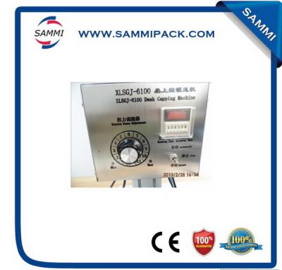 Китай Высококачественная полуавтоматическая укупорочная машина / Машина для завинчивания стеклянных крышек продается