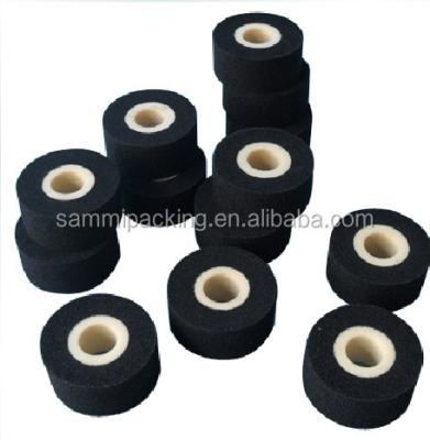China High Quality  Hot Ink Coding Roller Machine Printer Parts 36mm*32mm Black Hot Printing Ink Roller for Date Coding for sale