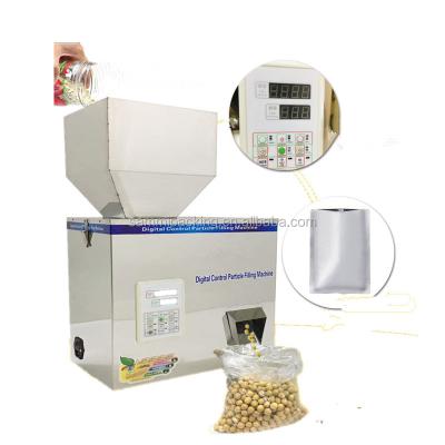 China 5-500g Granular Filling Machine Tea Leaf Packing Particle Powder Filler Racking Machine Rice Nut Sesame Herb Weighing Machine for sale