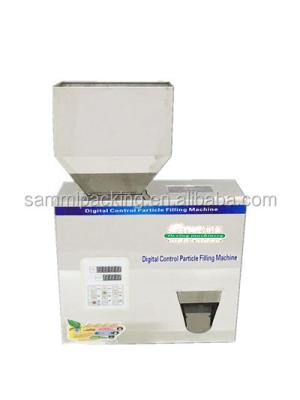 China 5-500g Granular Filling Machine Tea Leaf Packing Particle Powder Filler Racking Machine Rice Nut Sesame Herb Weighing Machine for sale