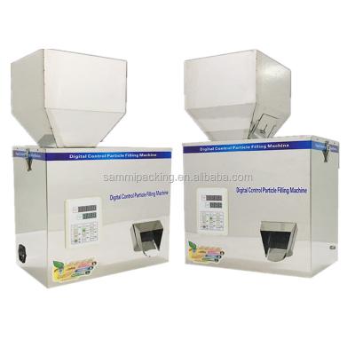 China 5-500g Granular Filling Machine Tea Leaf Packing Particle Powder Filler Racking Machine Rice Nut Sesame Herb Weighing Machine for sale