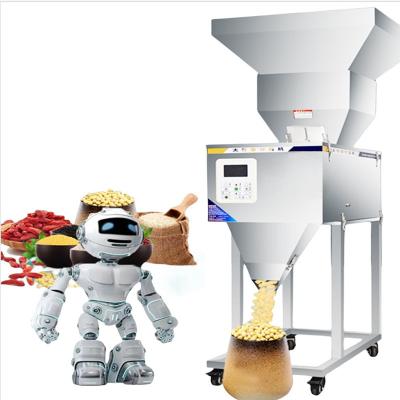 China Automatic Particle Granule Grain Powder Weighing and Filling Machine Semi Automatic Fillers with Big Hopper for sale