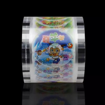 China Top Selling Cup Film Sealing Roll Film for Plastic Paper Cups for Juice Milk Tea Beverages for sale