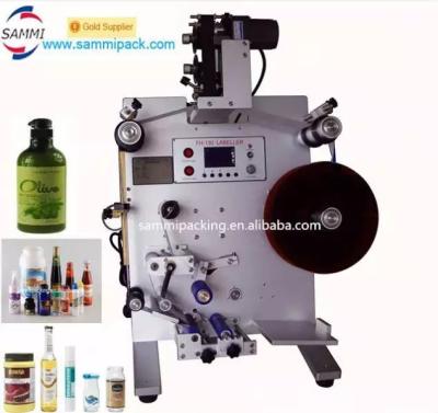 Cina SL-130 Verital Round Bottle Labeller,Adhesive Sticker Labeling Machine per bottiglie rotonde in vendita