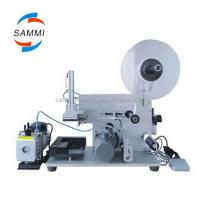 China Customized Newest Semiautomatic Flat Labeling Machine for square Bottle for sale