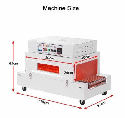 China Low Price Small Wrapping Machine Muti-purpose Heat Shrink Sleeve for Perfume Box,video,book,etc. for sale