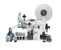 China Customized Newest Semiautomatic Flat Labeling Machine for square Bottle for sale