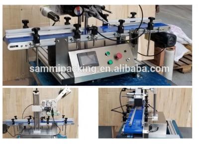 China Cheap Small Flat Labeling Machine for Small Business Plastic Bottles for sale