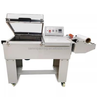 China FM-5540 Electric Semi-Automatic Heat Shrink Tunnel Wrapping Machine 2-in-1 for Shrink Wrapping Bottles/Boxes for Wood Packaging for sale