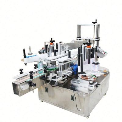 China New Arrival Good Quality Automatic Front and Back Double Sides Flat Square Bottle Sticker Labelling Machine for sale