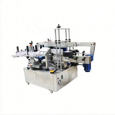 China New Arrival Good Quality Automatic Front and Back Double Sides Flat Square Bottle Sticker Labelling Machine for sale