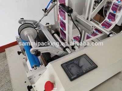 中国 丸いレンワインボトルのためのテーブルの接着剤半自動ラベル機器 販売のため