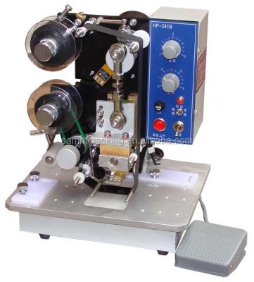 China Electric Ribbon Printing Machine for Paper Plastic Bag Film Label Lot Numbering for sale