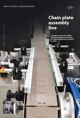 China Máquina etiquetadora de pegatinas de doble cara de alta calidad Aplicador de etiquetas de papel preciso para botellas de vino cosméticas de doble cara delantera y trasera en venta